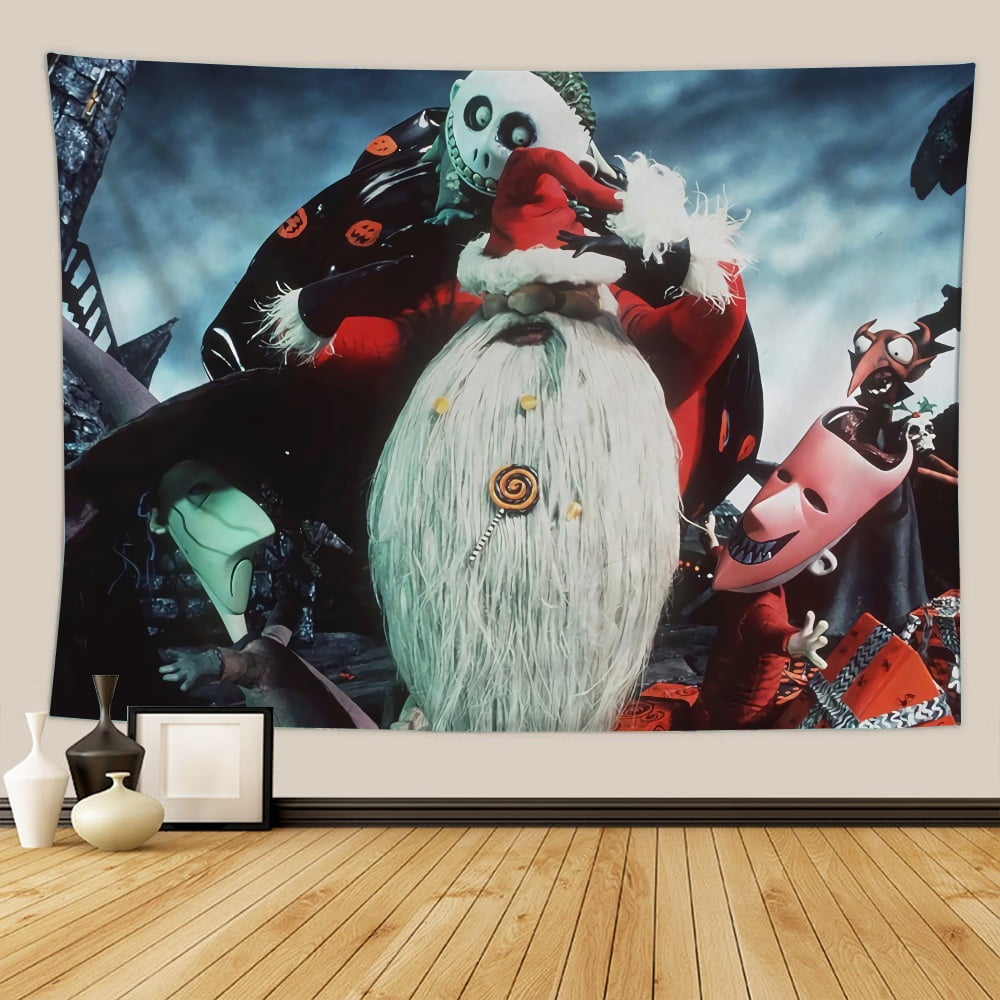 Halloween Tapestry Nightmare before Christmas Wall Art Tapestry Wall ...
