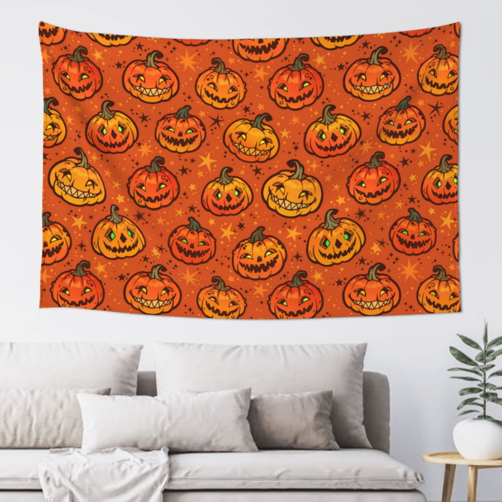 Halloween Tapestry halloween Decor, pumpkin halloween fun Halloween ...