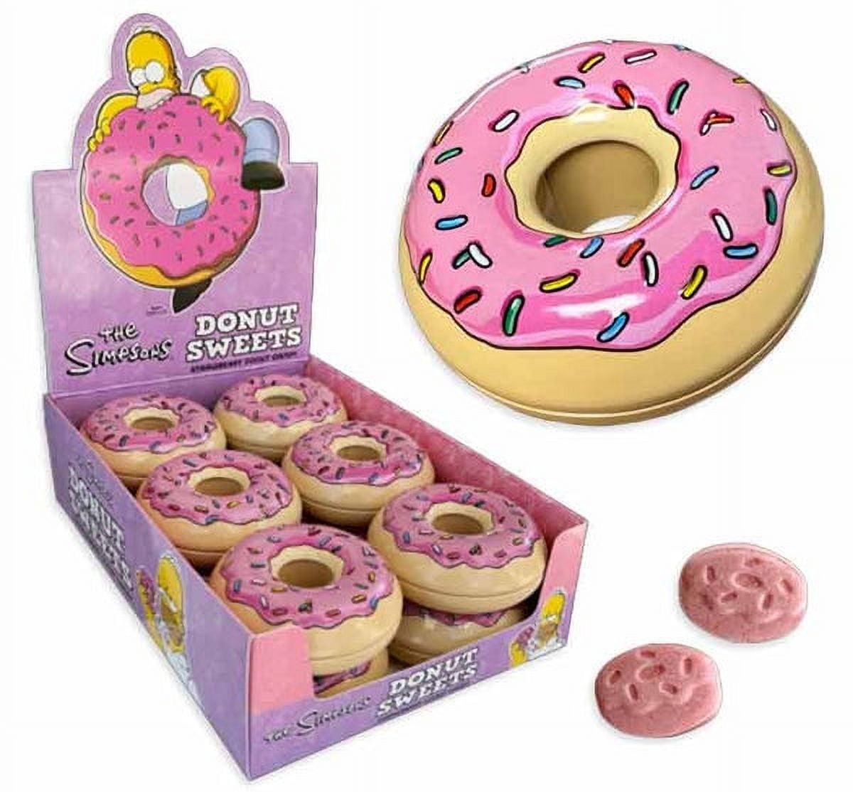 Halloween The Simpsons Donut Sweets Candy Tin, 1.5 Ounce Tin - 12 Count Display Box - Walmart.com
