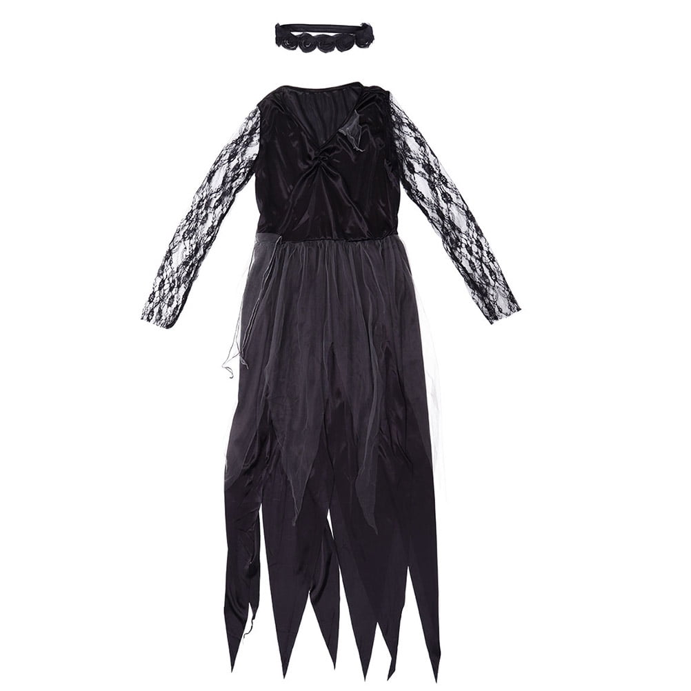 Halloween Theme Creepy Ghost Bride Costume Horror Stage Performance ...
