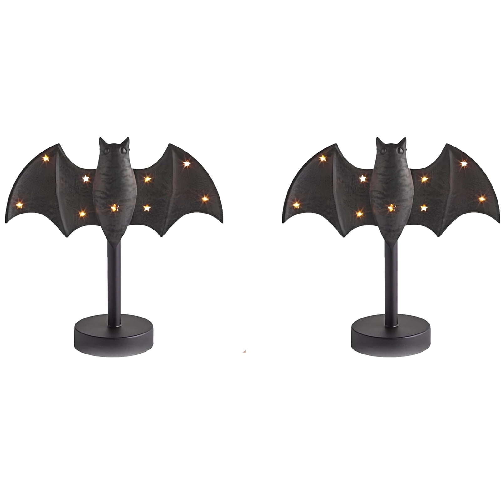 Halloween Themed Bat LED Lighted Holder Lights with Mysterious Glowing ...