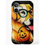 Halloween Themed Dog Illustration Art for 11 12 13 14 15 16 Pro Max ...