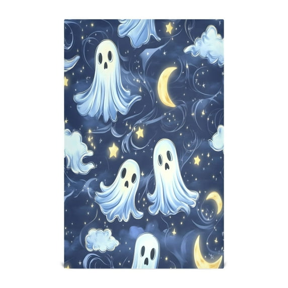 Halloween Themed Ghost Kitchen Towels Dishcloth Decorative Waffle ...