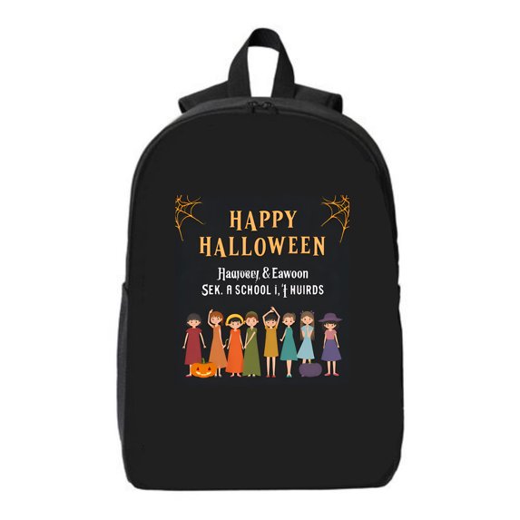 Halloween-Themed Laptop Backpack for College & High School Fits 15 ...