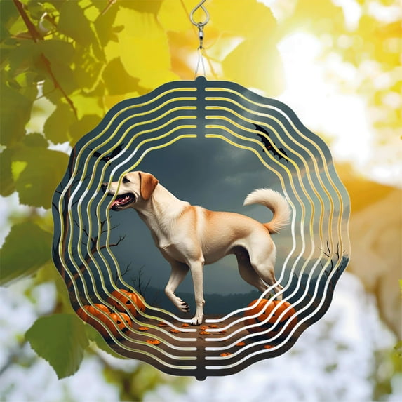 Halloween-Themed Metal Hanging Wind Spinners & Chimes - Whimsical ...
