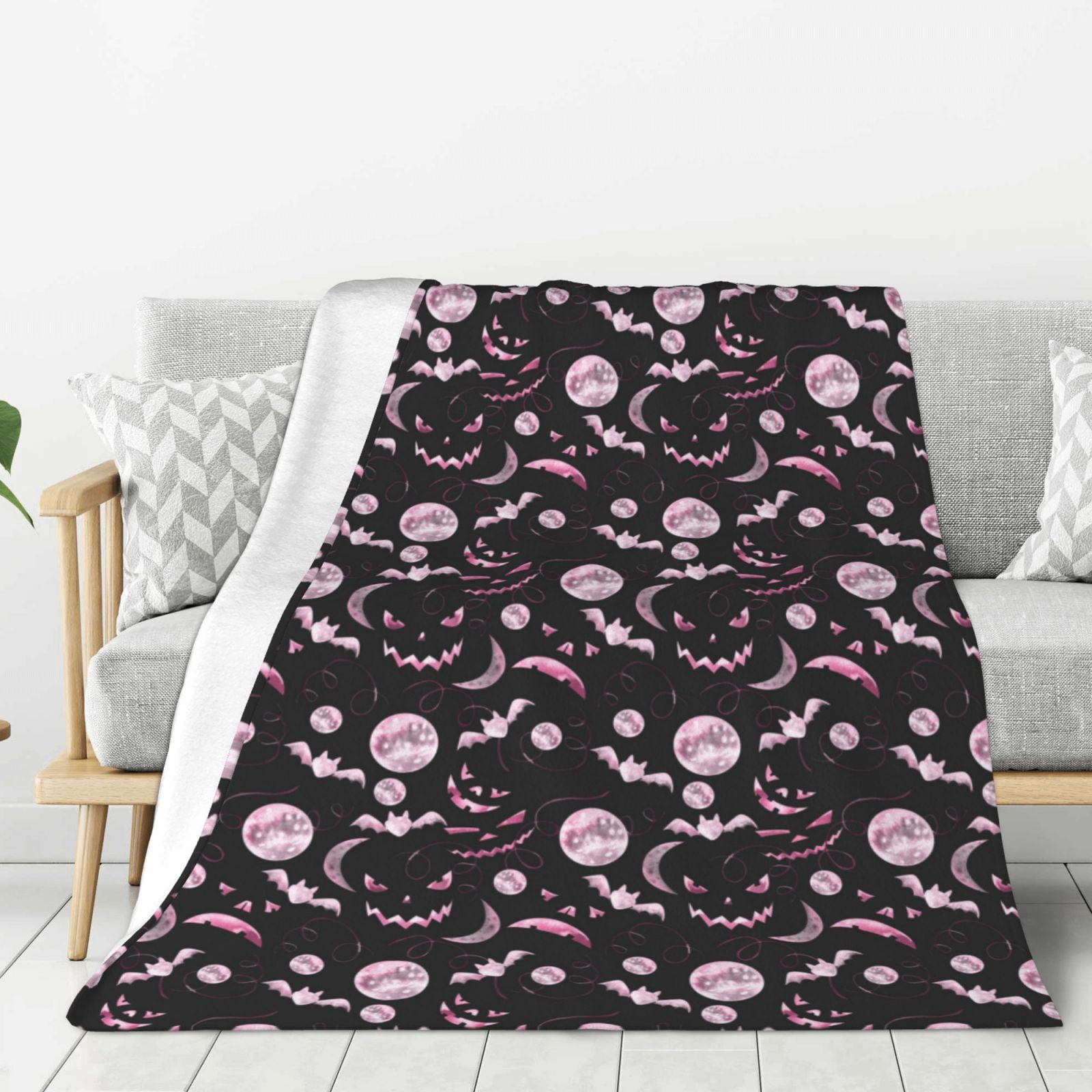 Halloween Throw Blanket for Couch Sofa and Bed - Soft Lightweight Comfy ...
