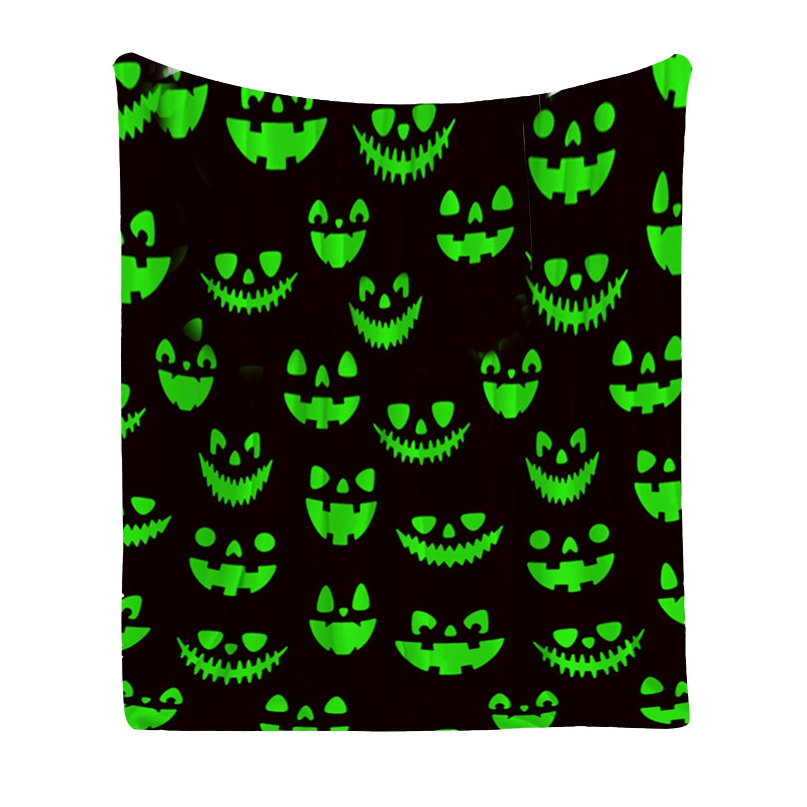 Halloween Throw Blanket Funny Ghost Face Giant Lightweight Fuzzy Cozy ...