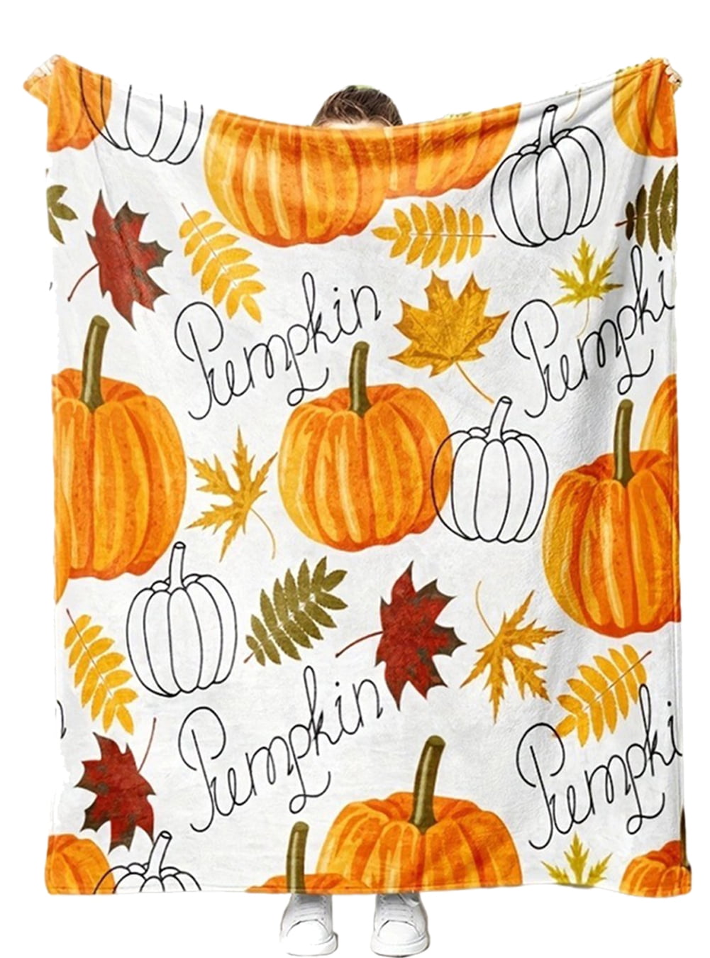 Halloween Throw Blankets Funny Ghost Cute Spooky Cozy Soft Blanket for ...