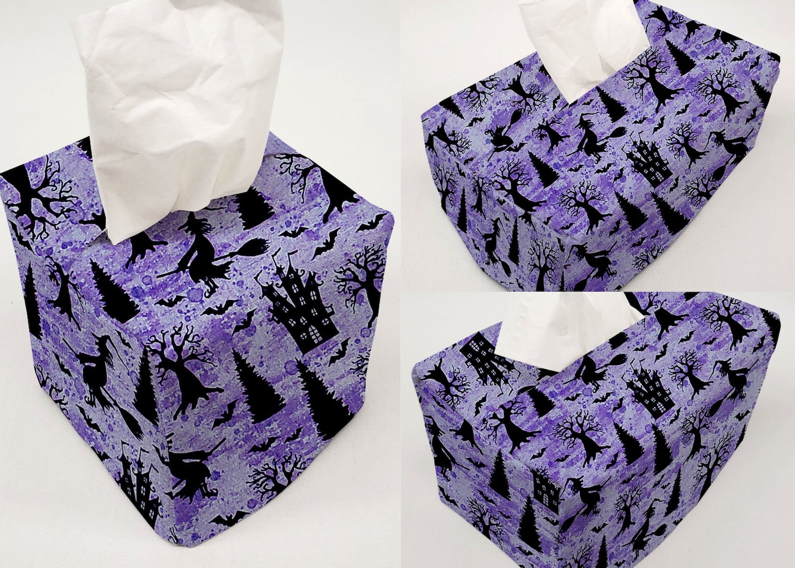 Halloween Tissue Box Cover by Penny's Needful Things (Cube) (Haunted ...