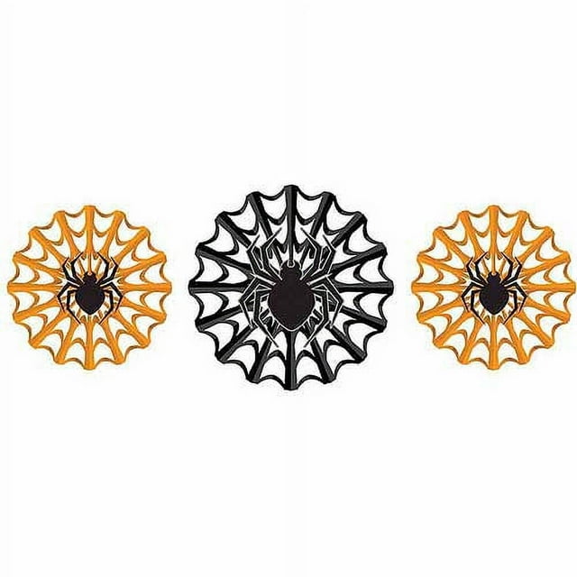 Halloween Tissue Paper Fans, 3-Pack - Walmart.com