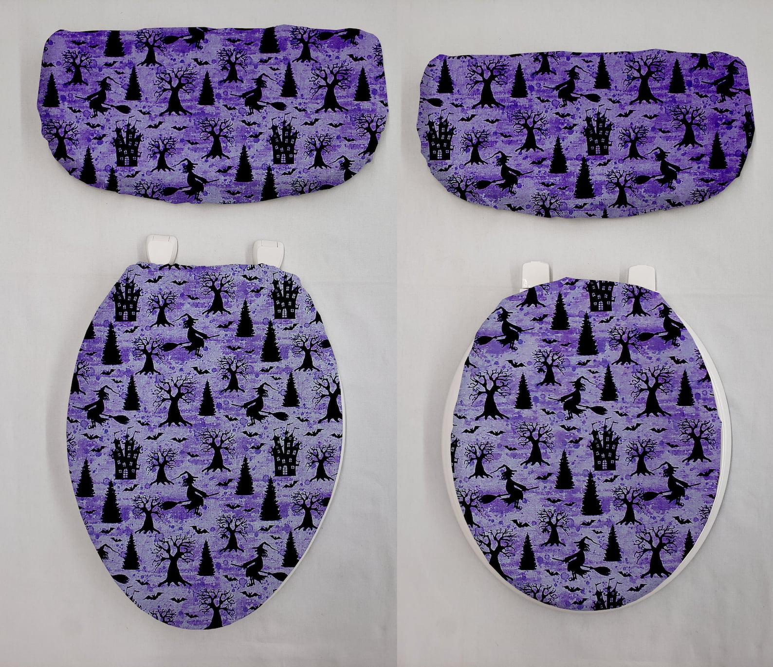 Halloween Toilet Seat Lid and Tank Cover Set by Penny's Needful Things ...