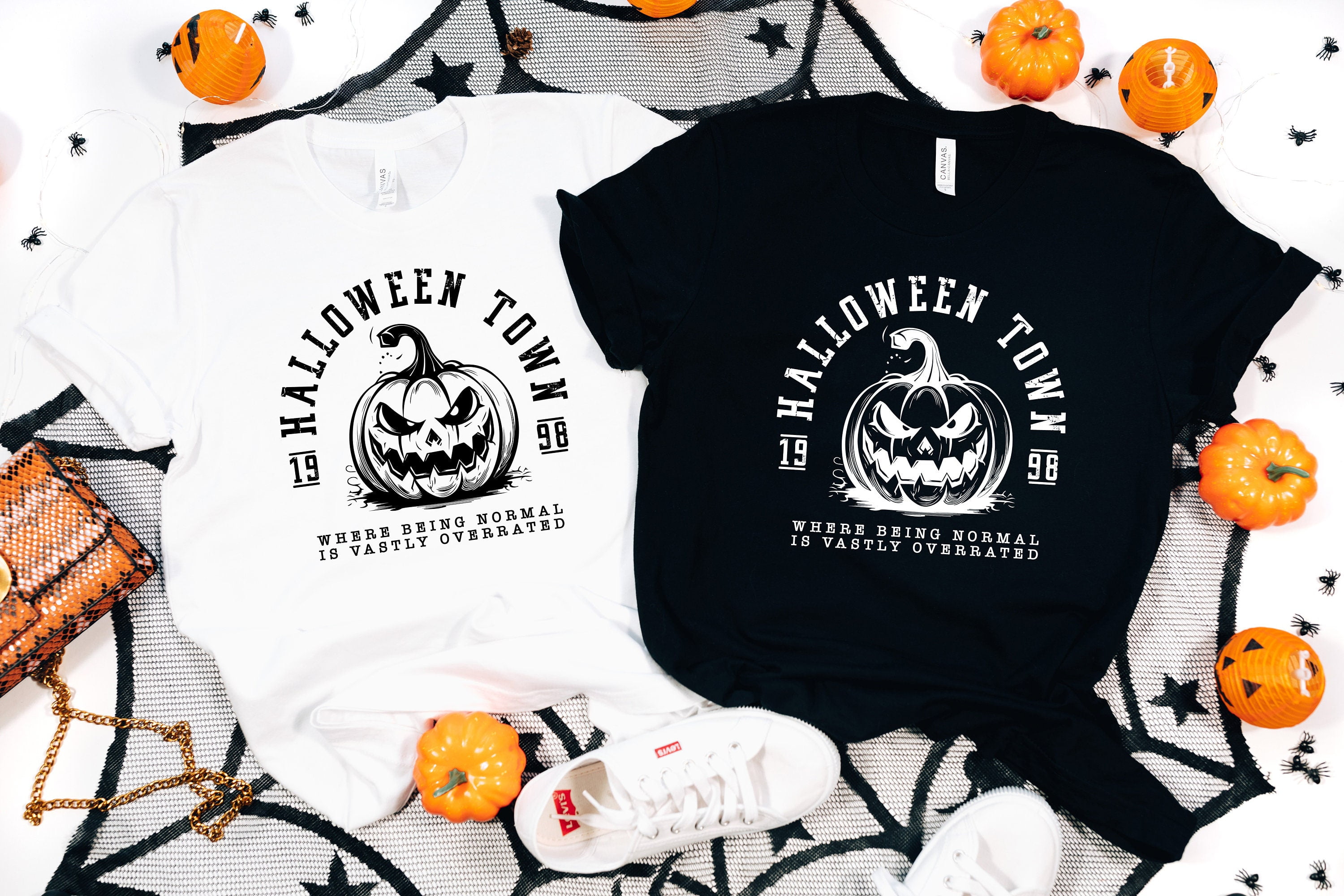 Halloween Town University Est 1998 T-Shirt Retro Halloween Shirt ...