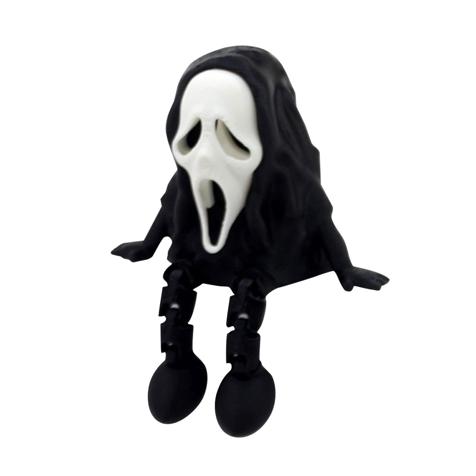Halloween Toys Black Screaming Ghost Statue, Halloween Figurines Toy ...
