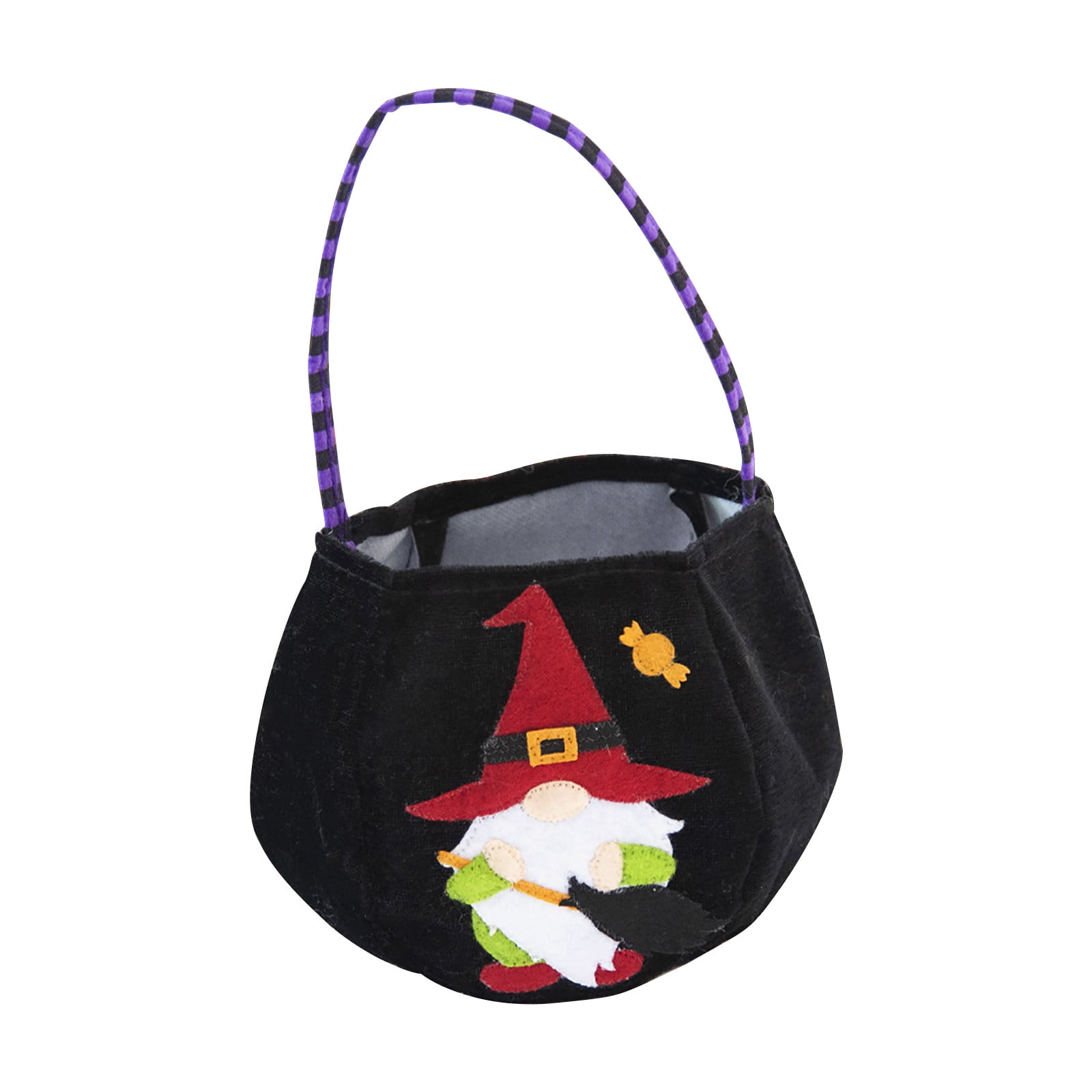 Halloween Treat Bags Scary Face Trick or Treat Bag Creepy Look Candy ...
