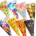 Halloween Treats Cone Shape Triangle Treat Favor Party Bags with ZIPPER ...