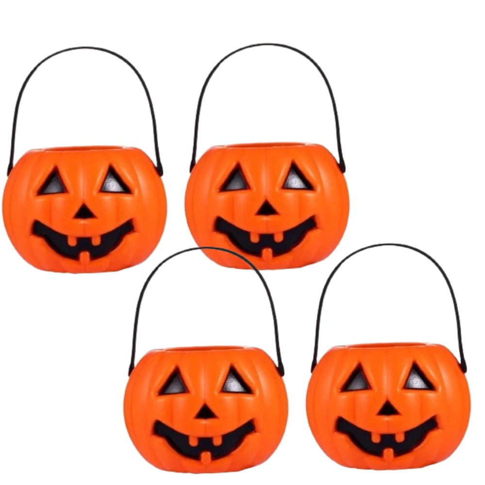 Halloween Treats in Style: 4 Pumpkin Candy Pails for a Fun-Filled Candy ...