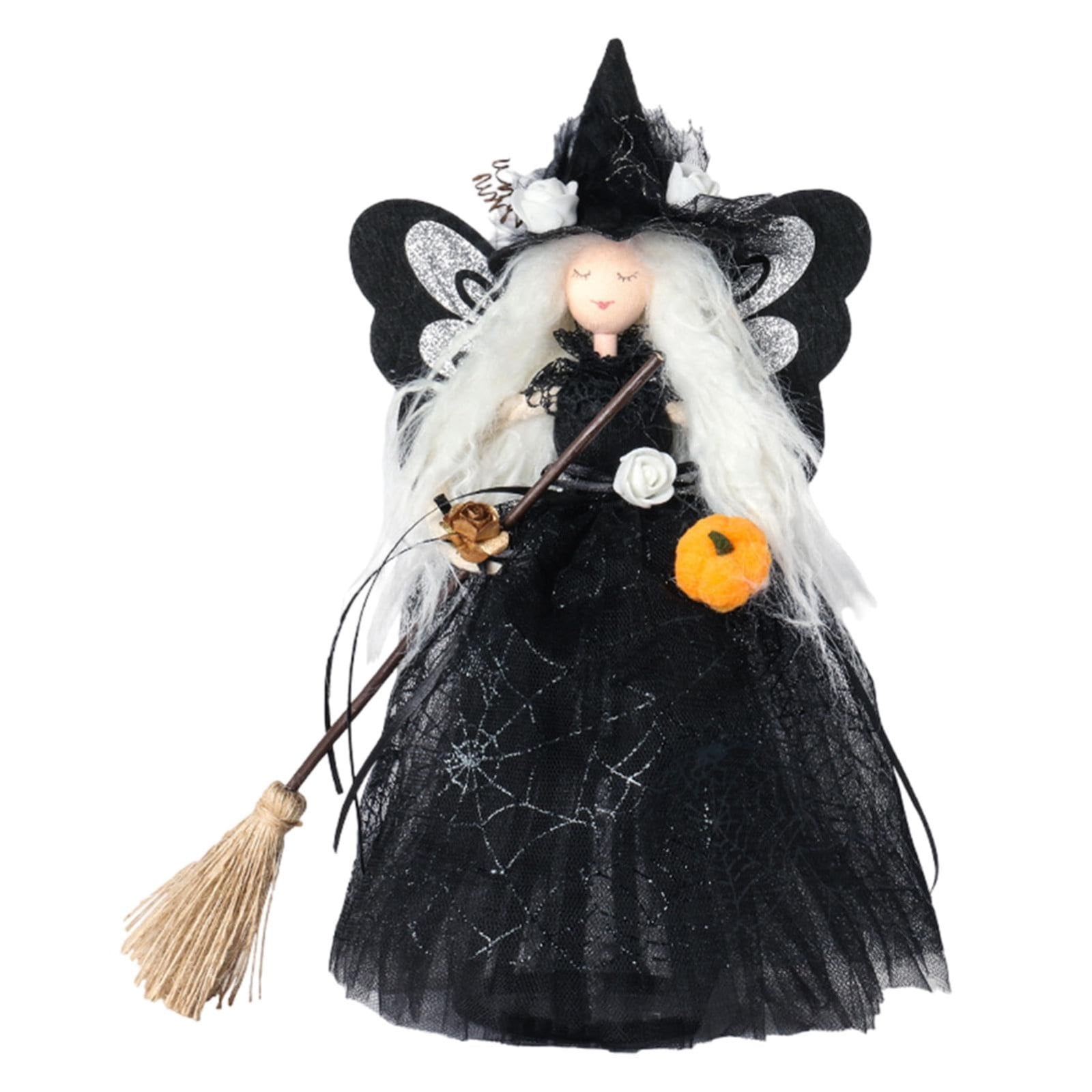Halloween Tree Witch Doll Halloween Decoration Witch Doll Tree Topper ...