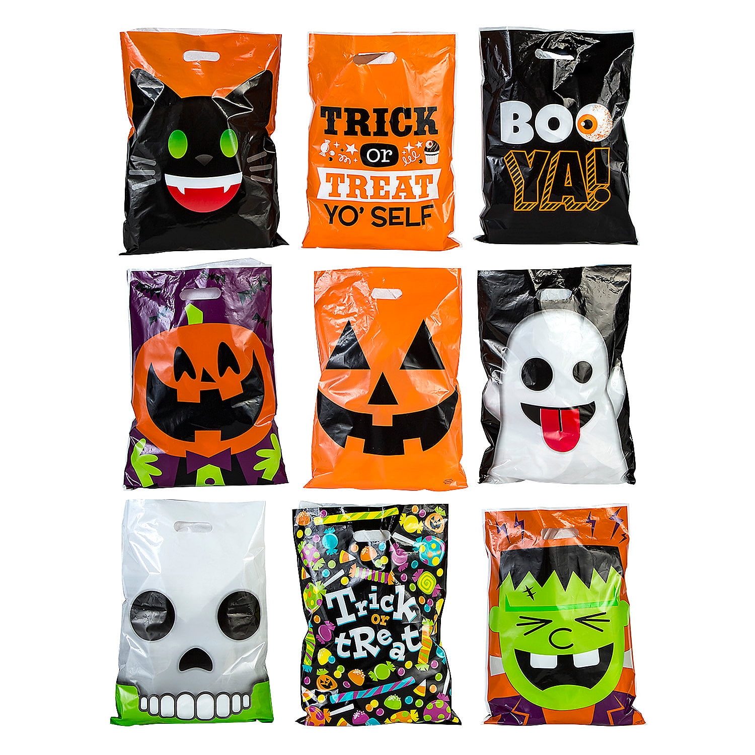 Halloween Trick-Or-Treat Goody Bag Assortment, Party Supplies, 250 ...