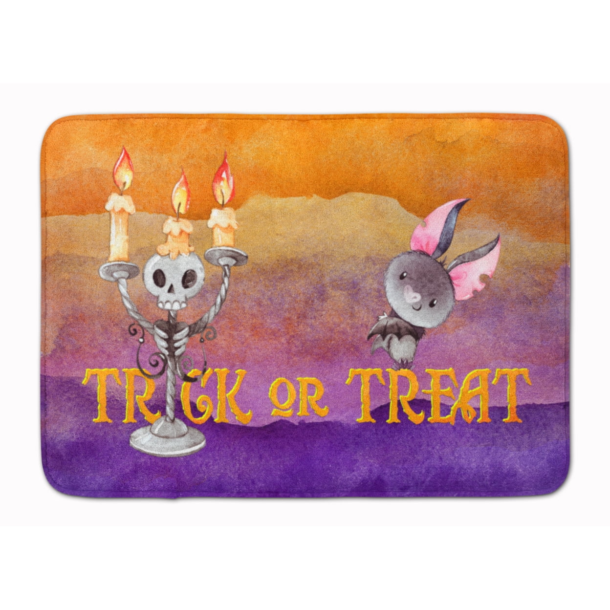Halloween Trick or Treat Machine Washable Memory Foam Mat - Walmart.com