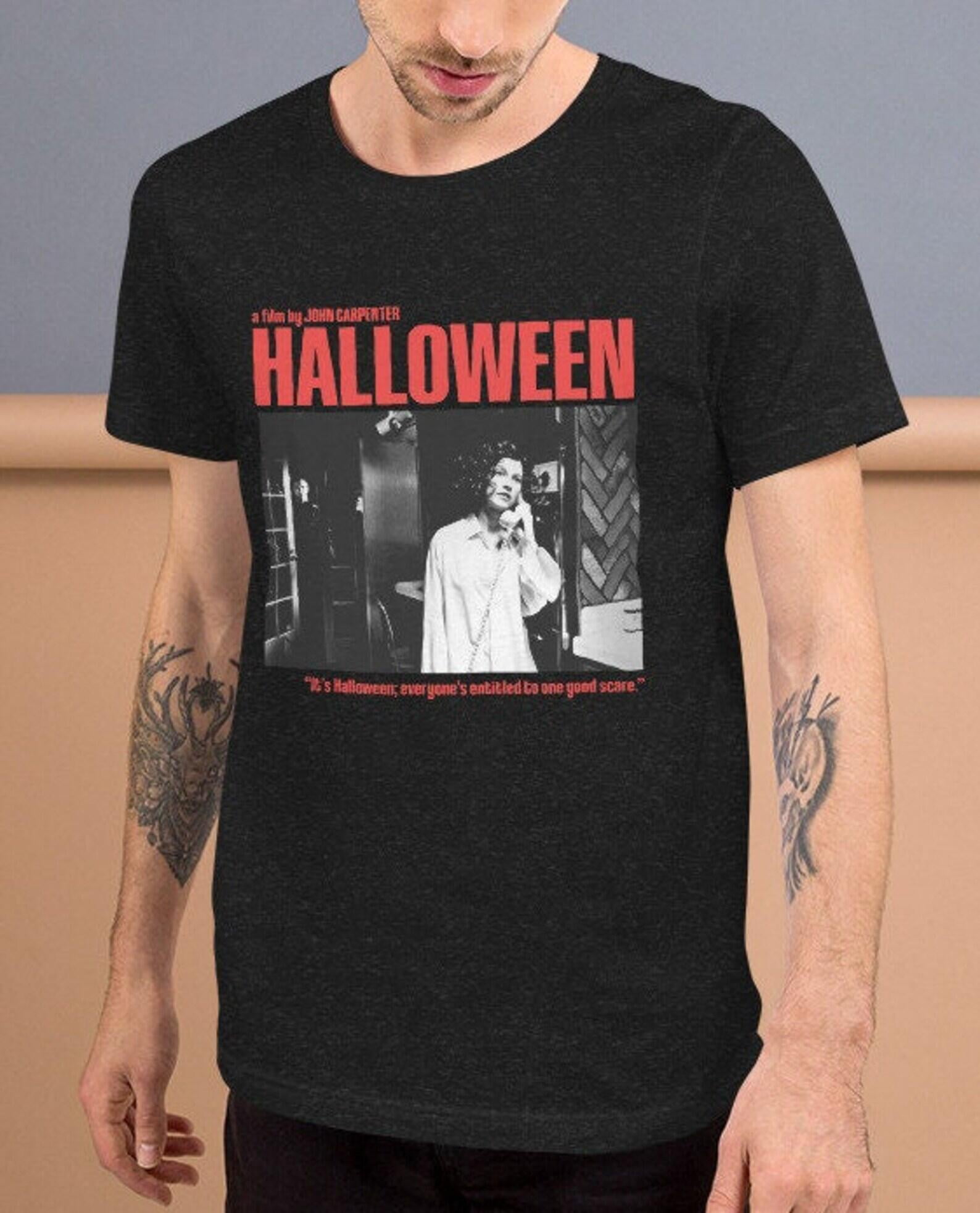 Halloween Tshirt, John Carpenter, Aesthetic, film cult shirt, Movie ...