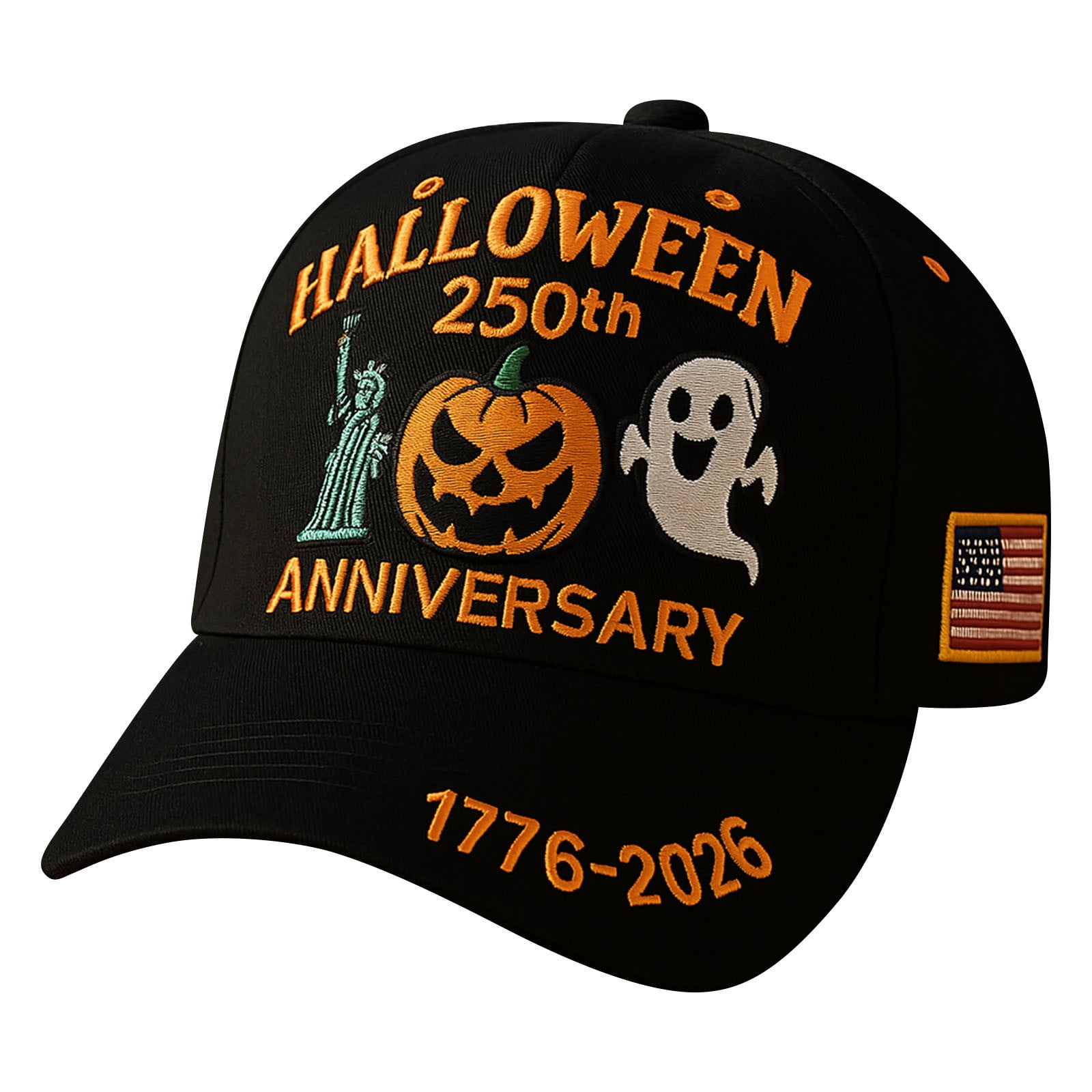 Halloween USA 250th Anniversary Commemorative Cap - Festive Headwear ...
