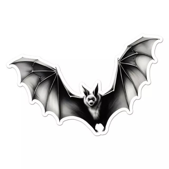 Halloween Vampire Bat Sticker Indoor Outdoor Phone Decal Water Bottle ...