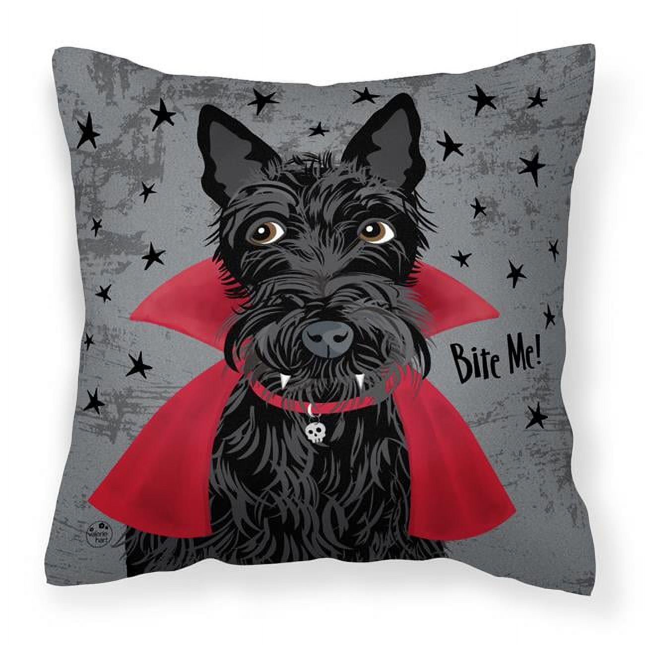 Halloween Vampire Scottie Fabric Decorative Pillow - Walmart.com