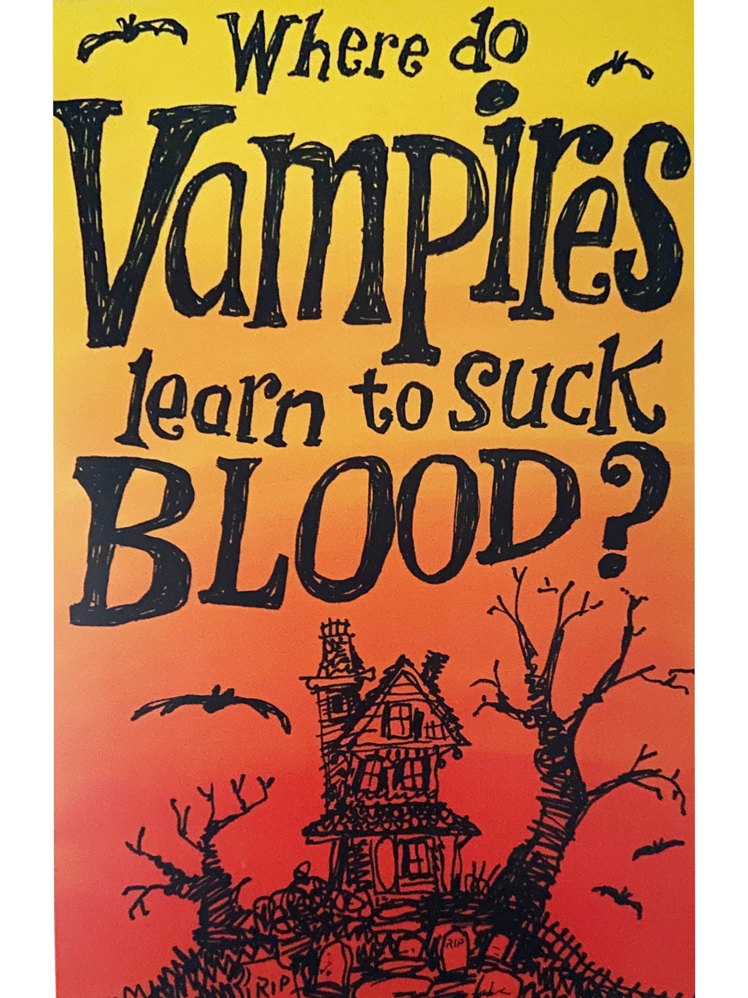 Various Vampires' Greeting Card, 1ct - Walmart.com