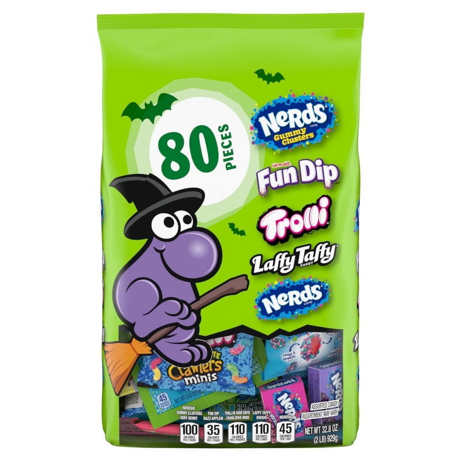 Halloween Variety Seekers, Trick-or-Treat Variety Bag, Nerds Gummy ...