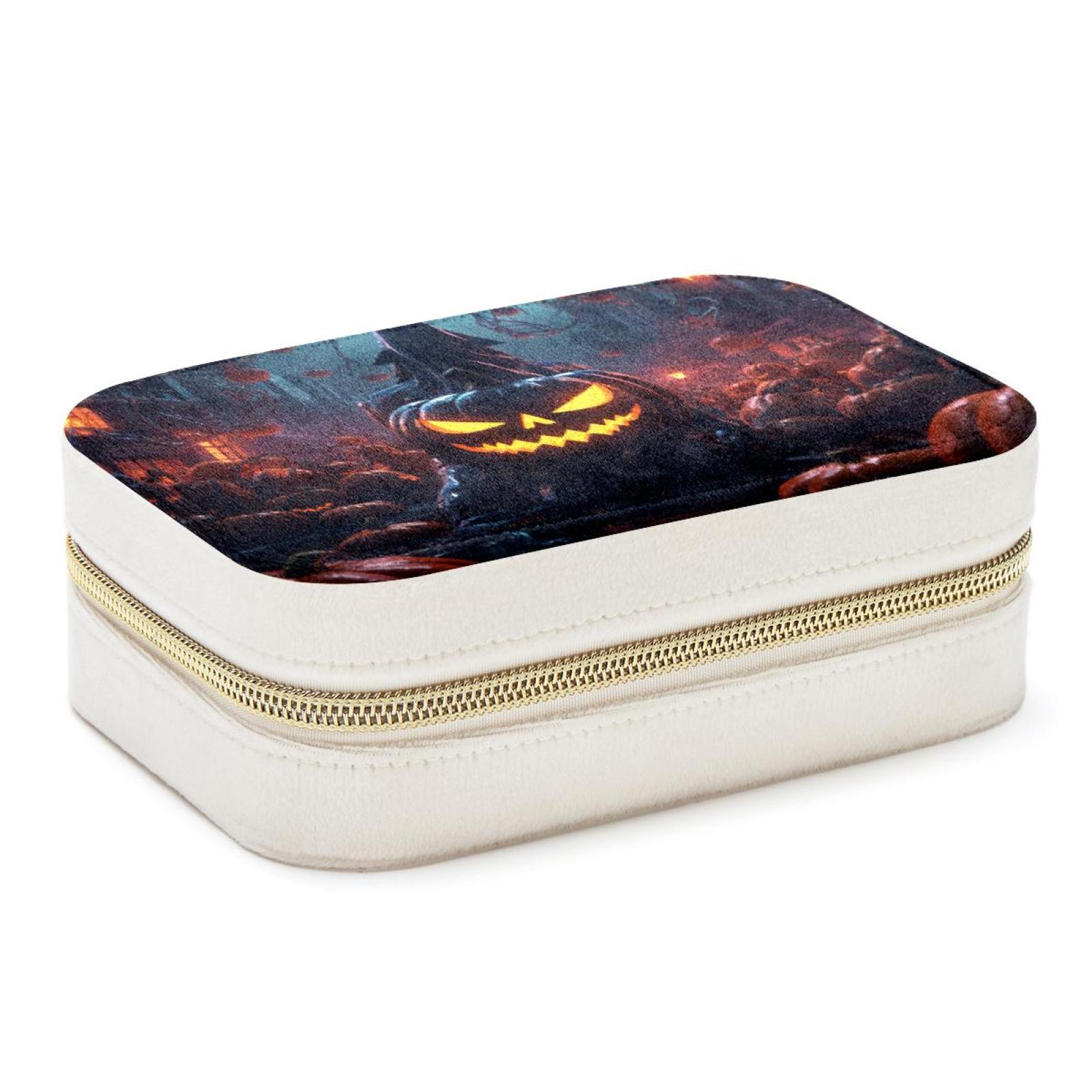 Halloween Velvet Portable Storage Box with Removable Compartment: Gift ...