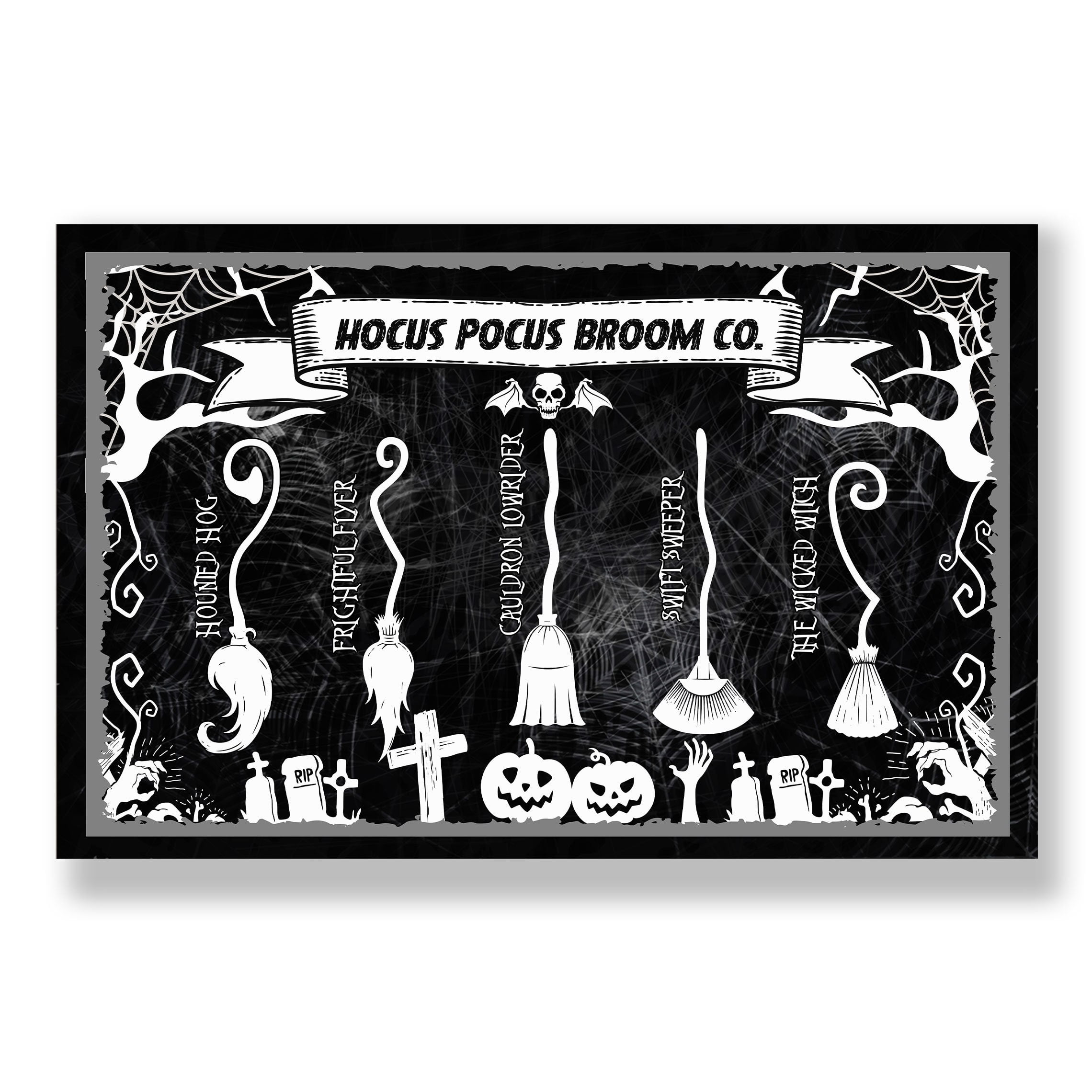 Halloween Wall Art, Witches Brooms, Sanderson Sisters, Sanderson Broom ...