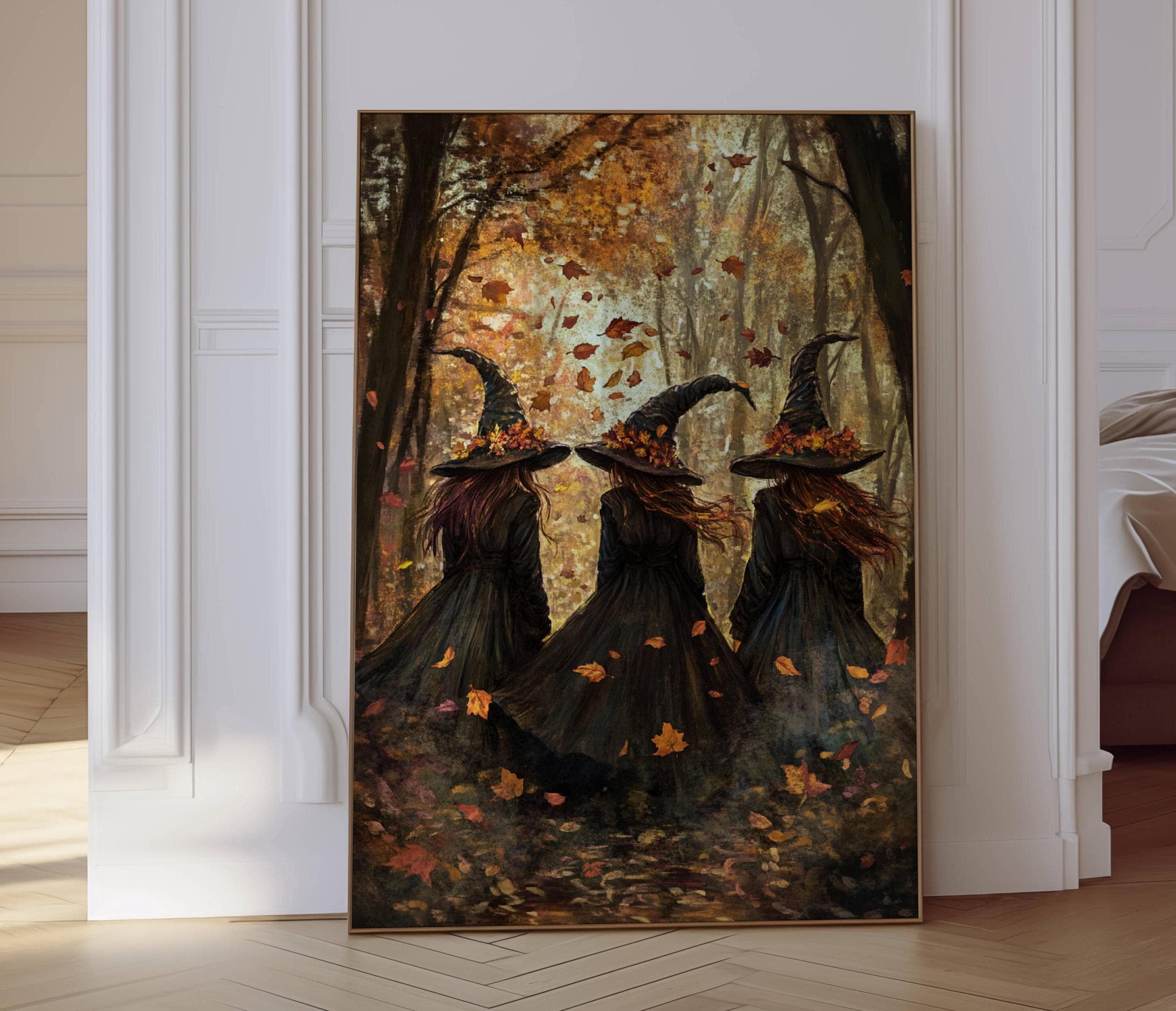 Halloween Wall Decor, Witch Prints, Halloween Print, Spooky Prints ...