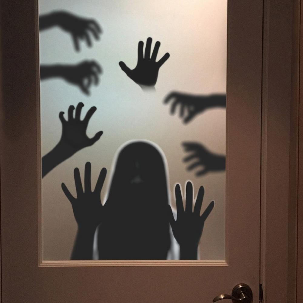 Halloween Wall Stickers Decor Zombie, Window Clings Wall Decals ...