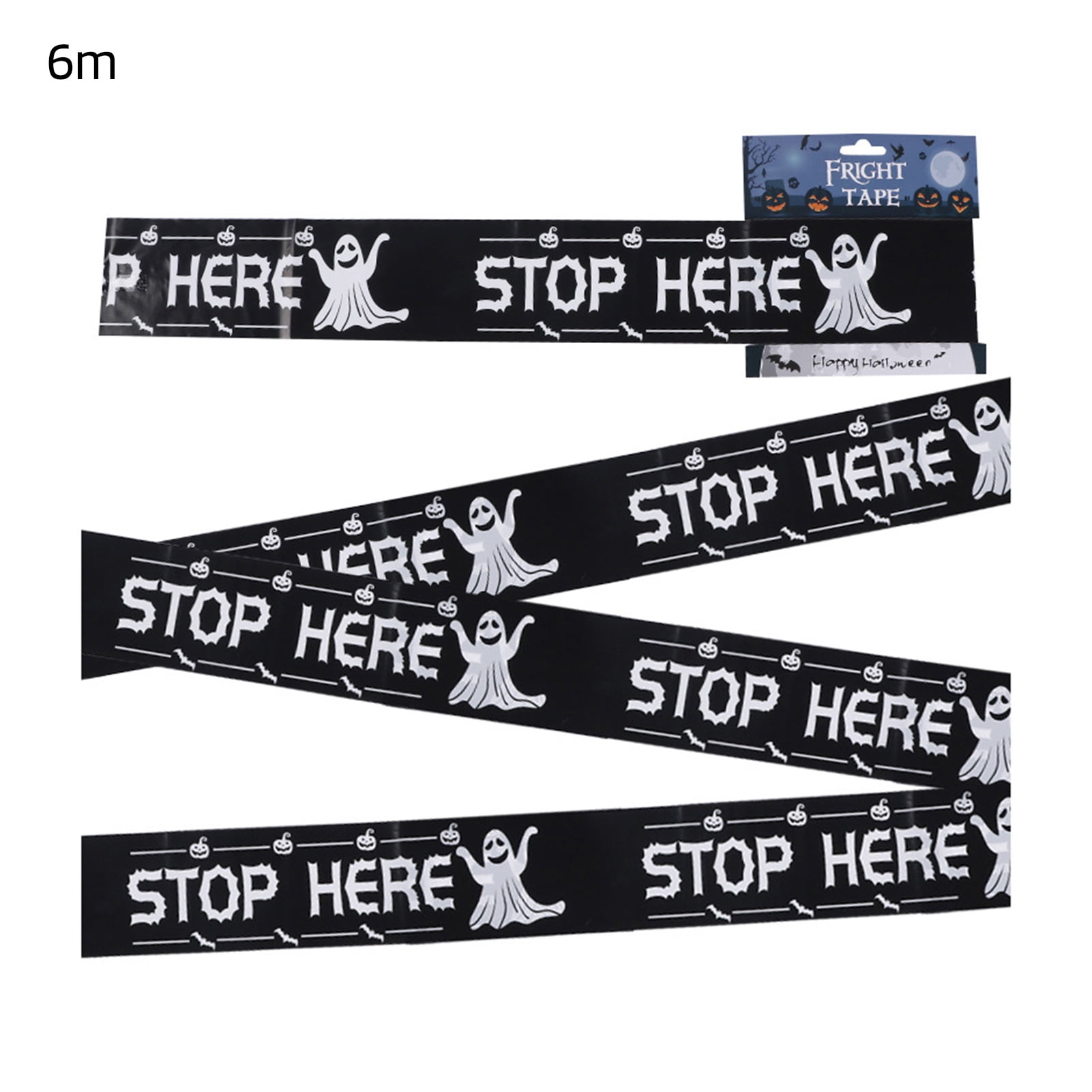 Halloween Warning Tape Plastic Skull Keep Out Danger Ribbon Warning ...