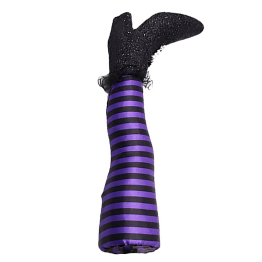 Halloween Wicked Witch Legs Upside Down Wizard Feet with Boot Stake ...