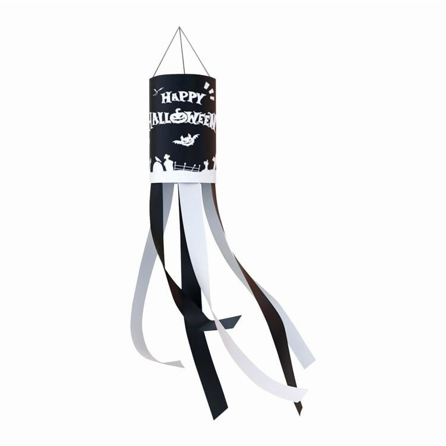 Halloween Windsock Flag Outdoor Hanging Decoration for Garden Yard ...