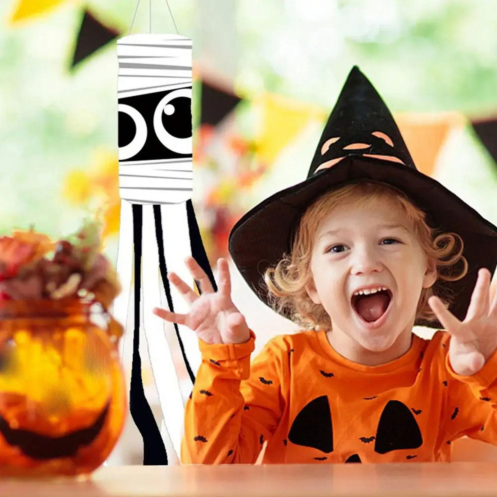 Halloween Windsock Wind Tube Flag Outdoor Halloween Banner Halloween ...