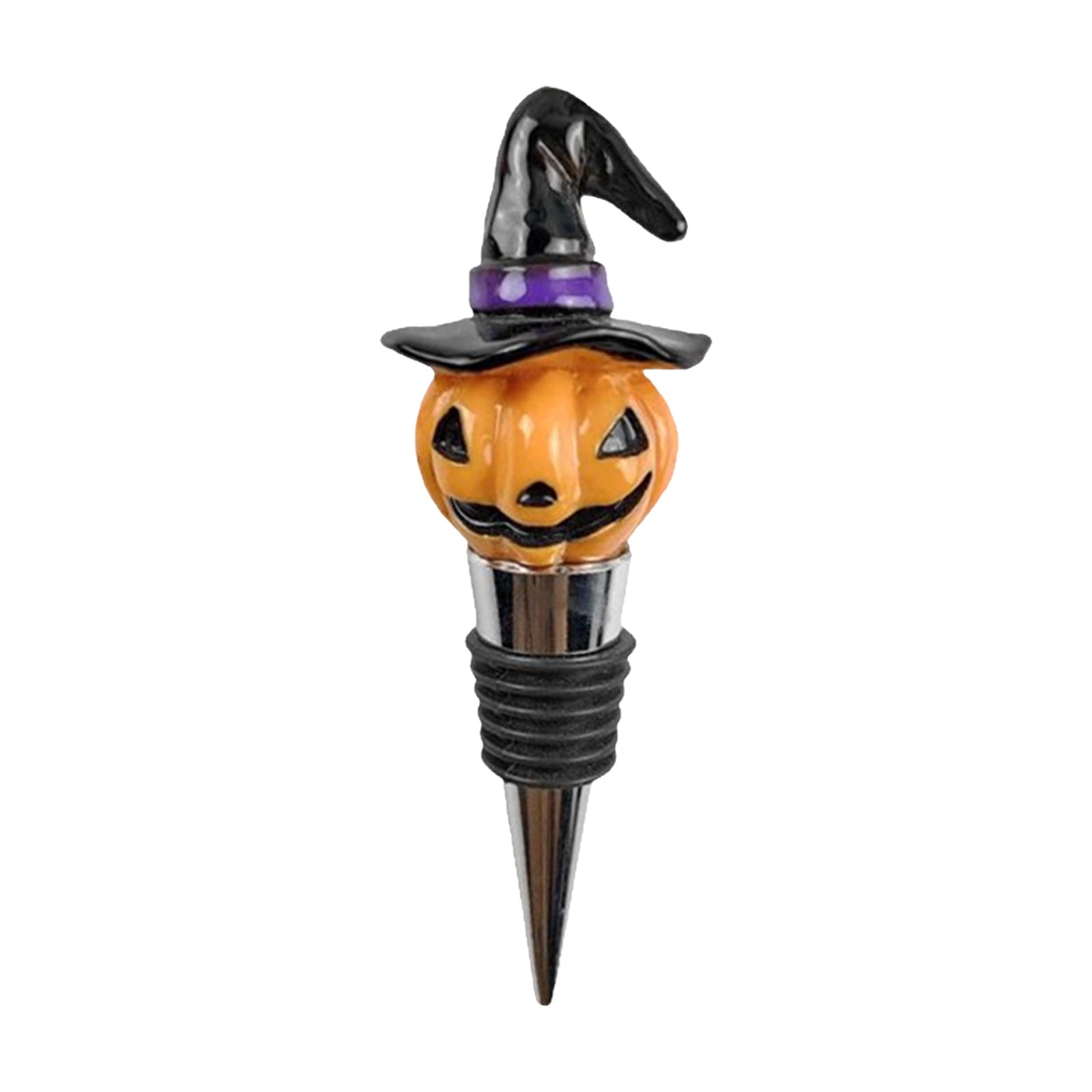 Halloween Bottle Stopper - Ghost Pumpkin Black Cat Corks, Metal and ...