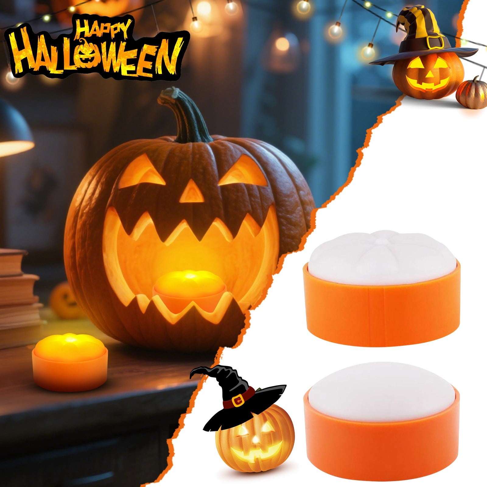 Halloween Wireless Easy Press Button With Led Light, Fun Game Buzzer ...