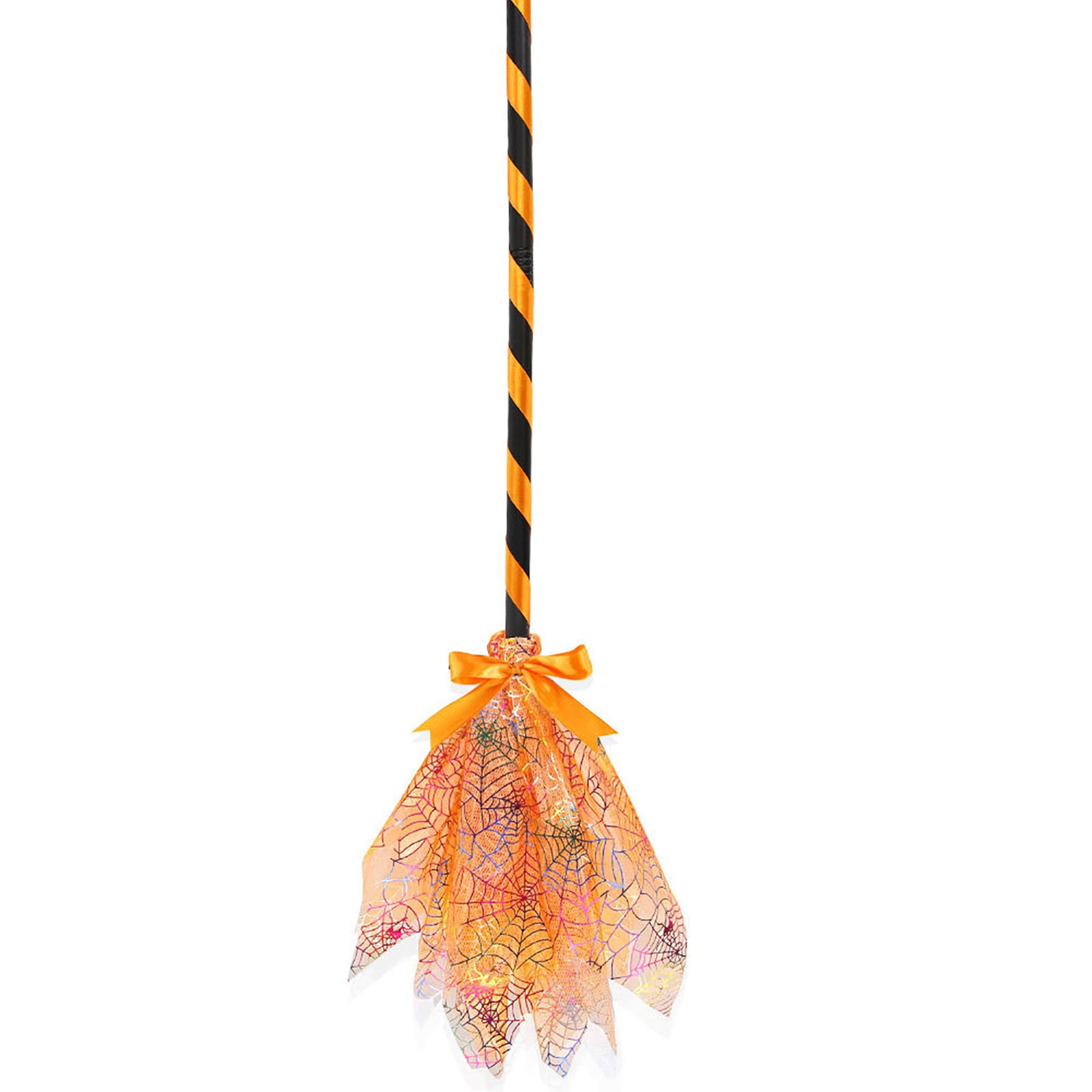 Halloween Witch Broom Detachable Witch Broom Props Wizard Broomstick ...