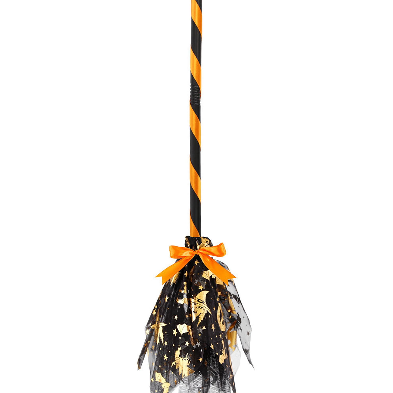 Halloween Witch Broom Detachable Witch Broom Props Wizard Broomstick ...