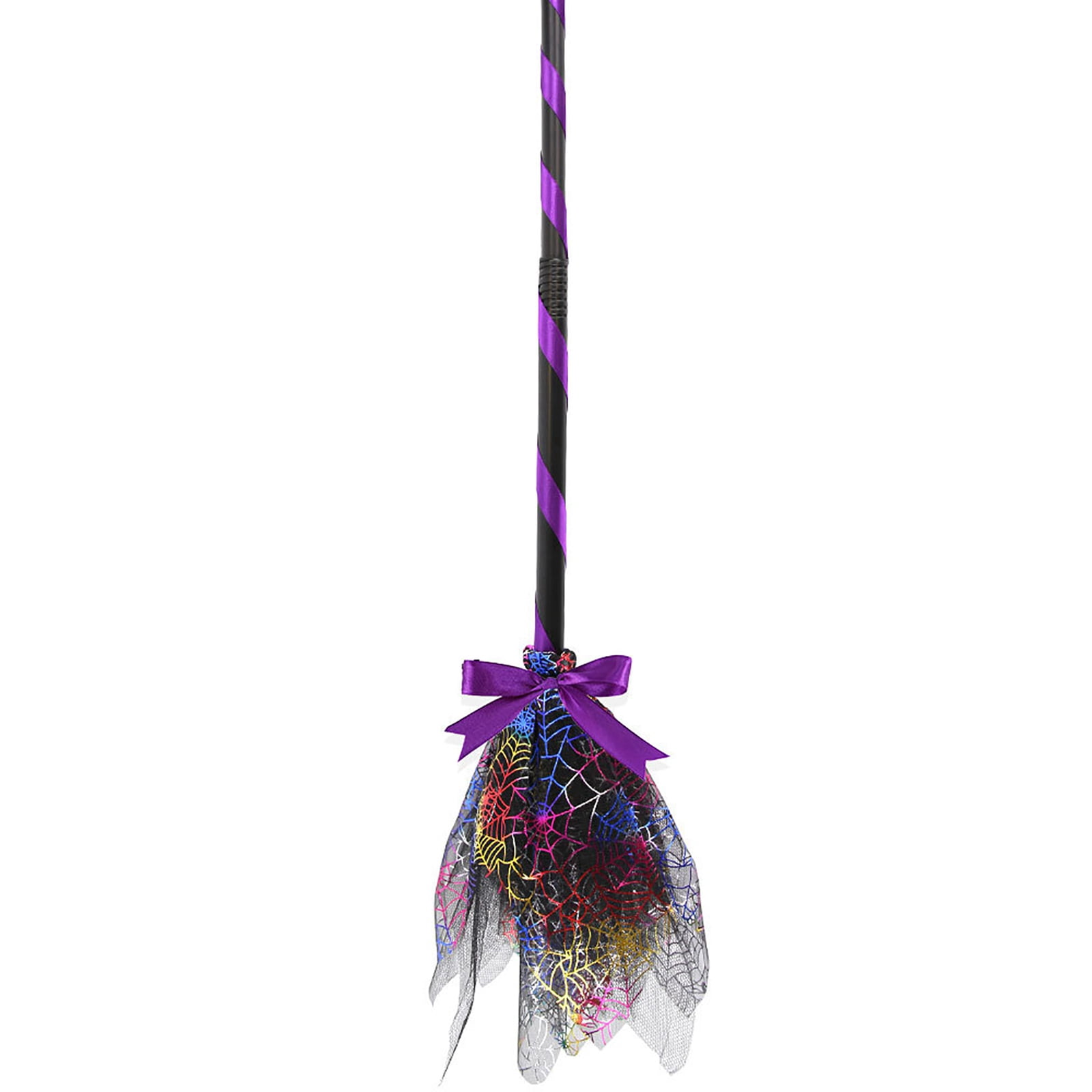 Halloween Witch Broom Detachable Witch Broom Props Wizard Broomstick ...