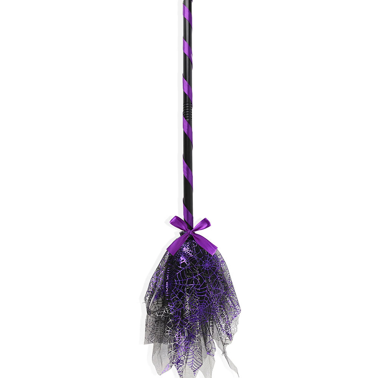 Halloween Witch Broom Detachable Witch Broom Props Wizard Broomstick ...