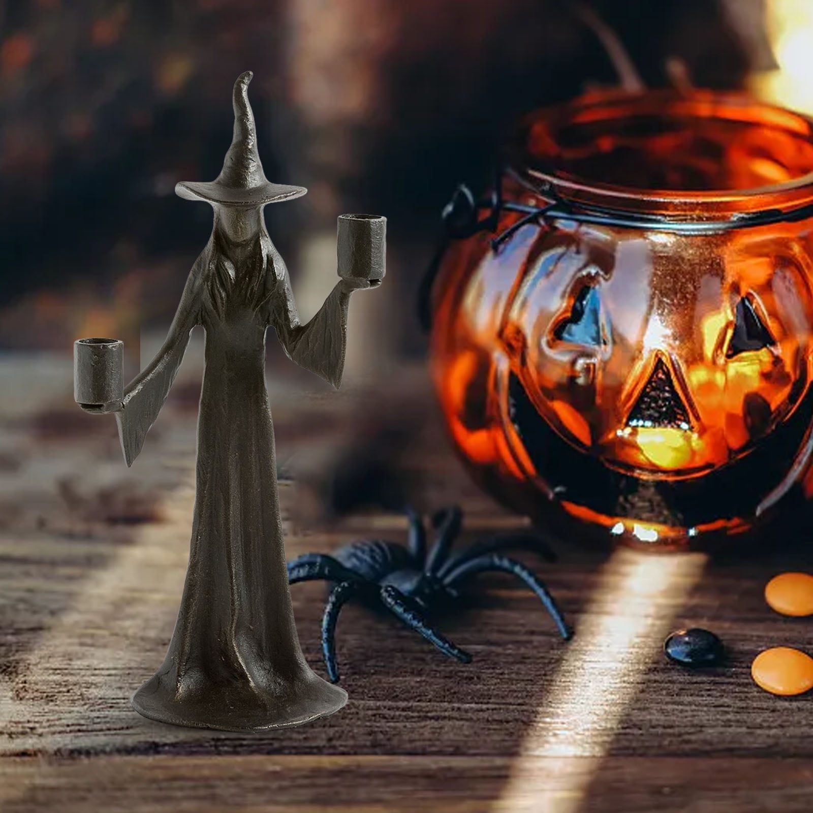 Halloween Witch Candle Holder Decorations, Unique Halloween Decorations ...