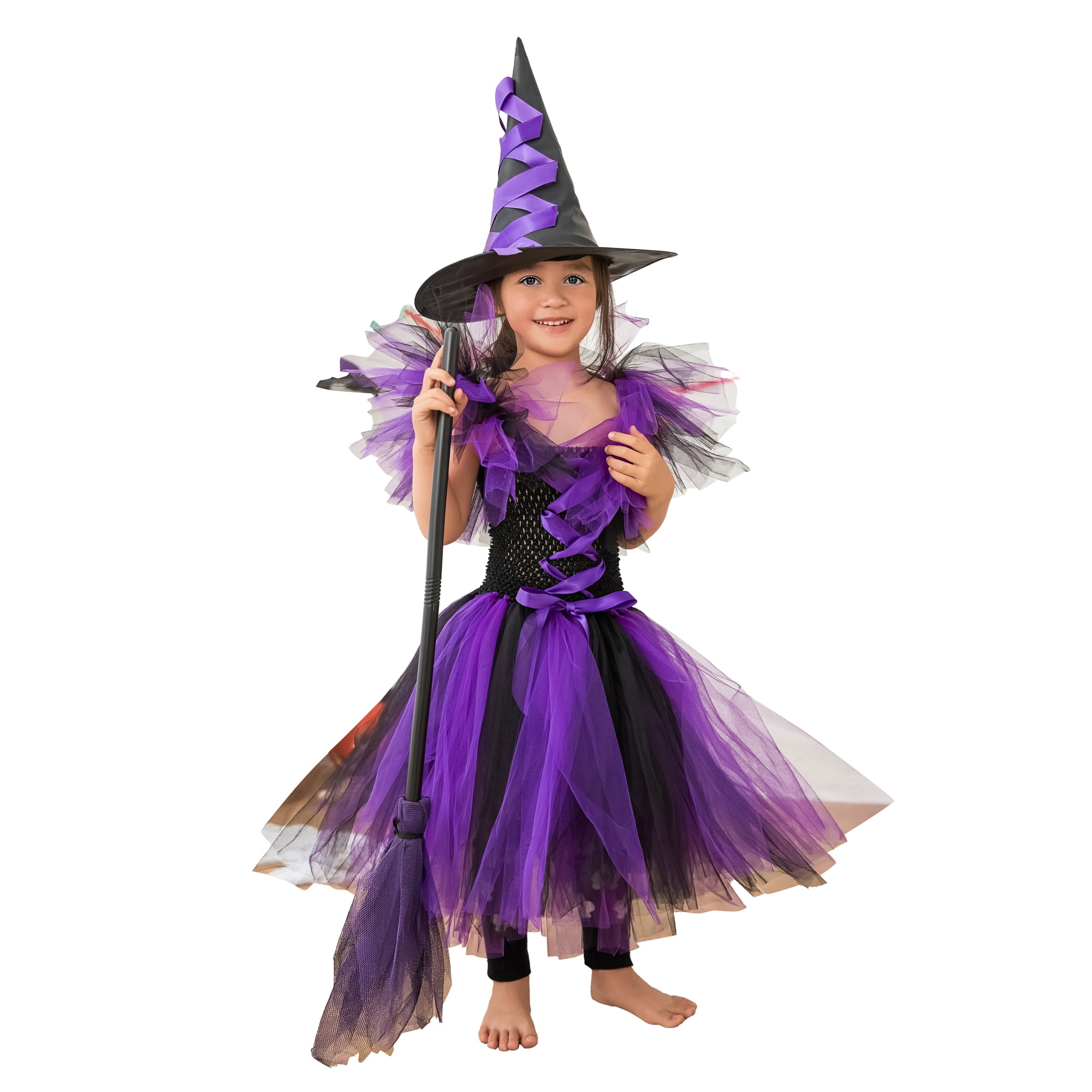 Halloween Witch Costumes for Girls Halloween Costumes,Witch Tutu Dress ...