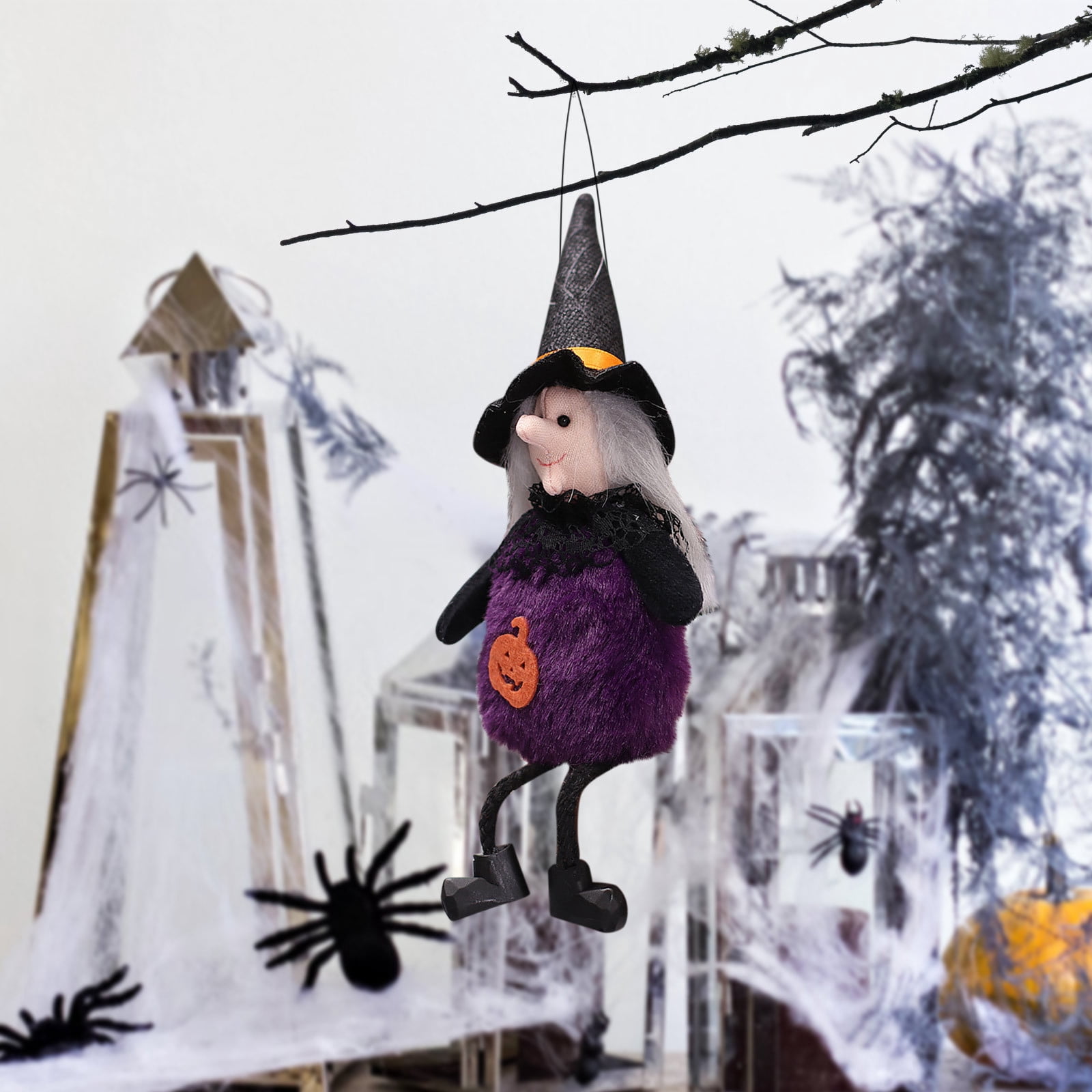 Halloween Witch Doll Pendant Hanging Ghost House Ceiling Decoration ...