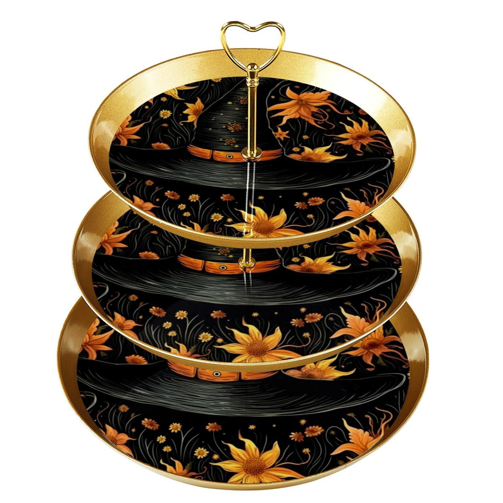 Halloween Witch Hat 3 Tier Plastic Cupcake Stand | Dessert Table ...
