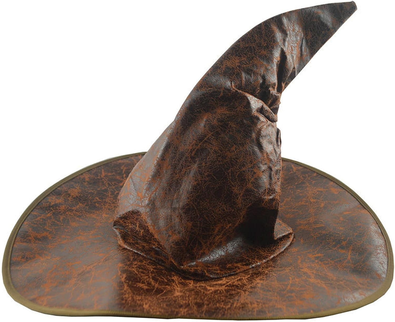 Halloween Witch Hat for Women, Black Wide Brim Extra Large Witch Hat ...