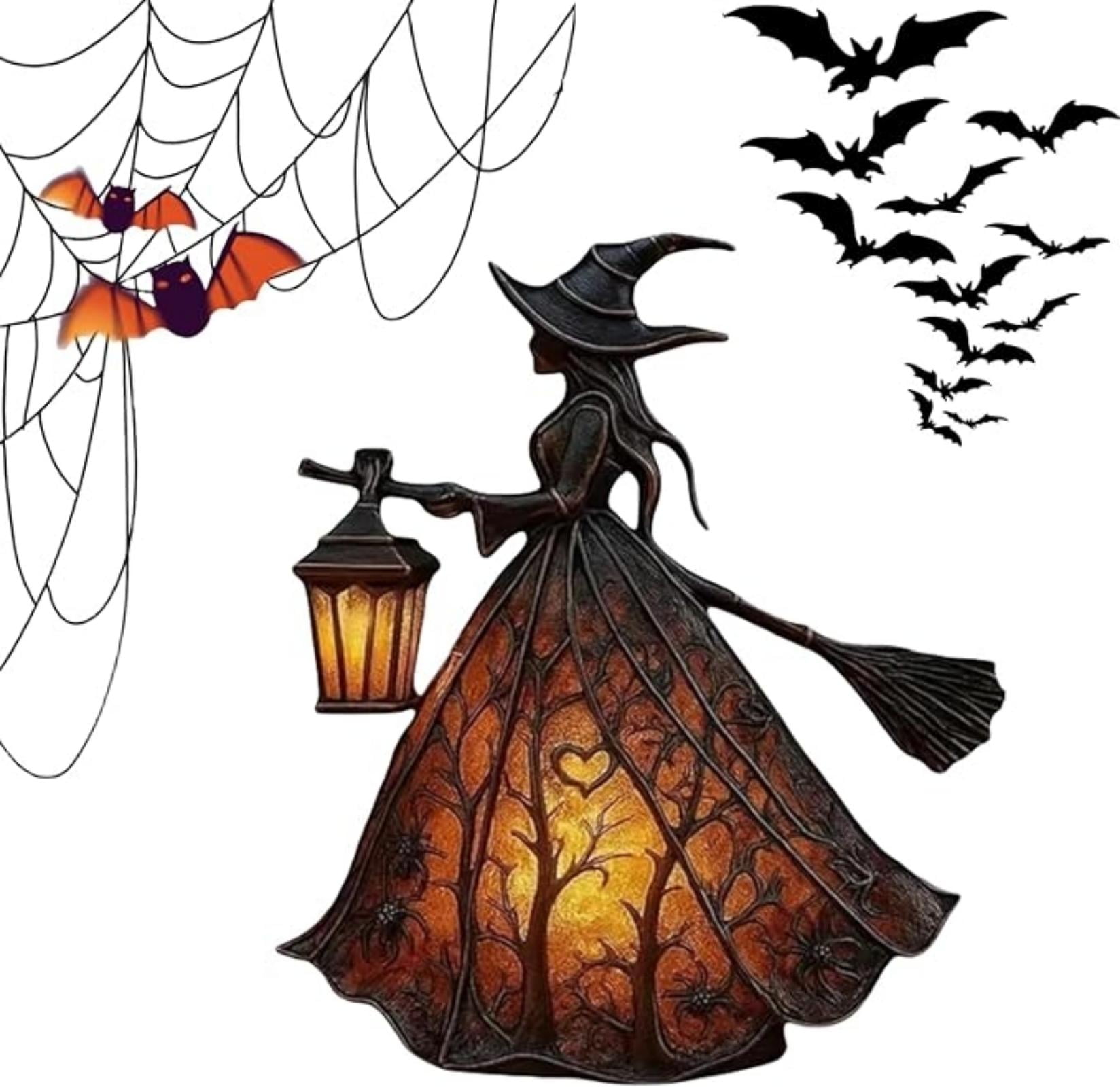 Halloween Witch Lamp - Witchy Lamp with Witch Hat Design, Halloween ...