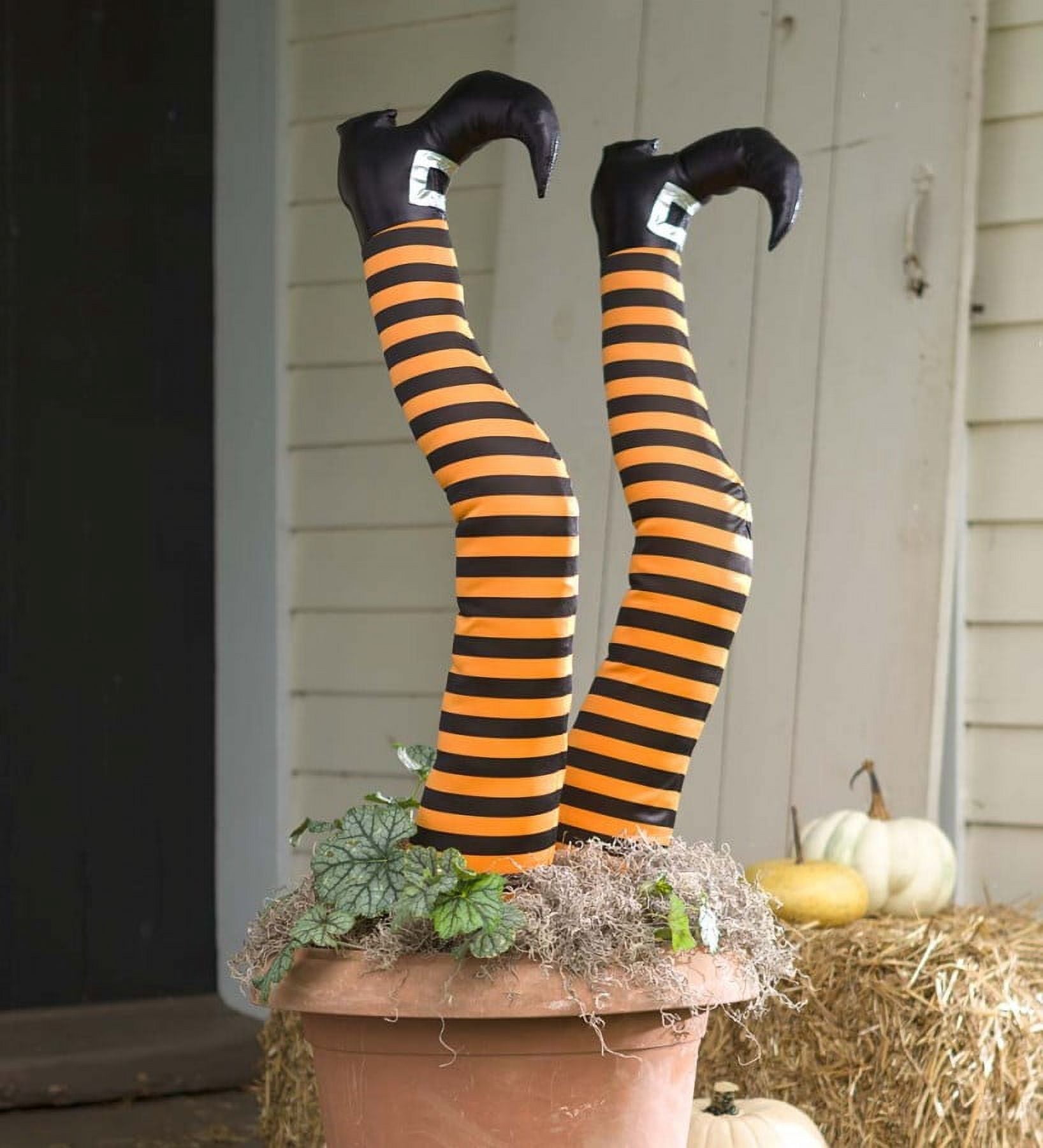 Halloween Witch Leg Stakes, Halloween Wicked Witch Legs with Stakes ...